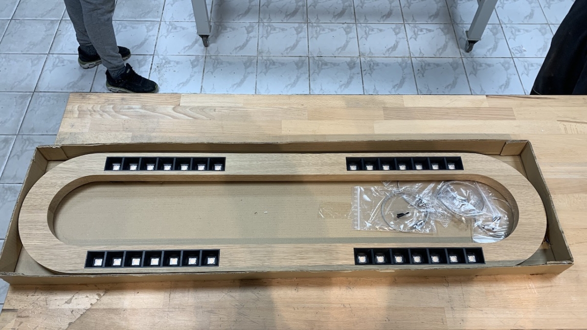 Wood Linear LED Twin Round - Setup.lighting sro